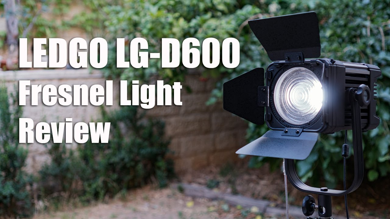 Ledgo LG-D600 LED Fresnel Light 5600K Review