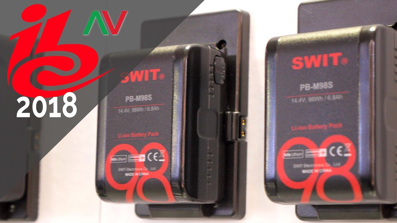 First Look At The New SWIT Mini V-lock Batteries