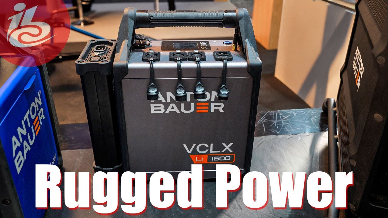 Anton Bauer And VCLX LI 1600 And Eden Battery Packs (IBC 2024)